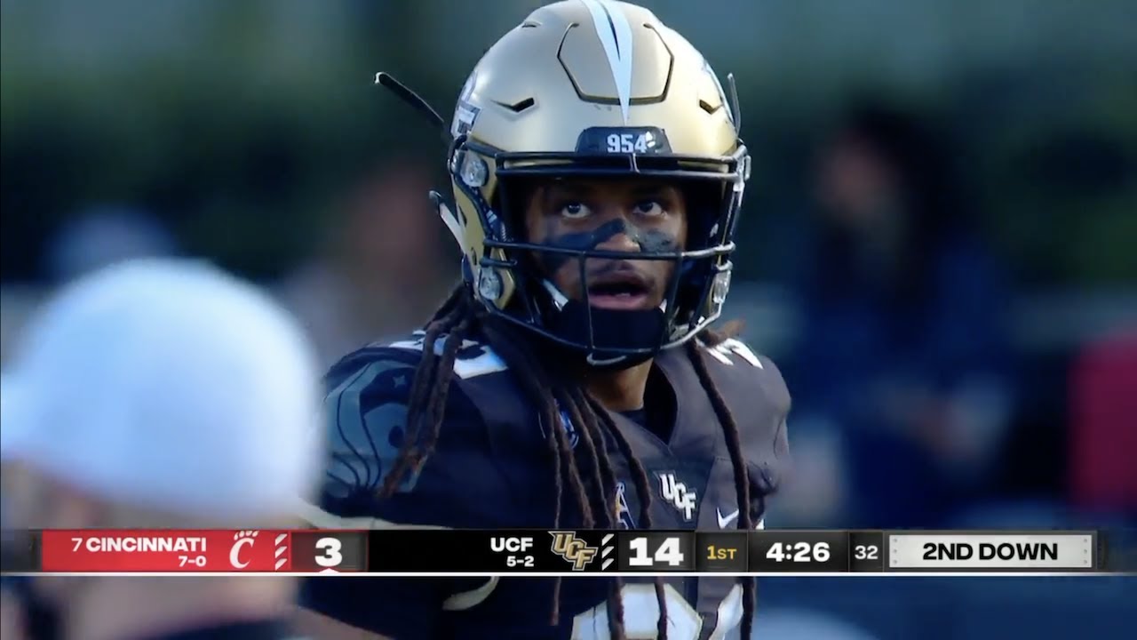 Aaron Robinson (UCF DB #31) Vs. Cincinnati 2020 - YouTube