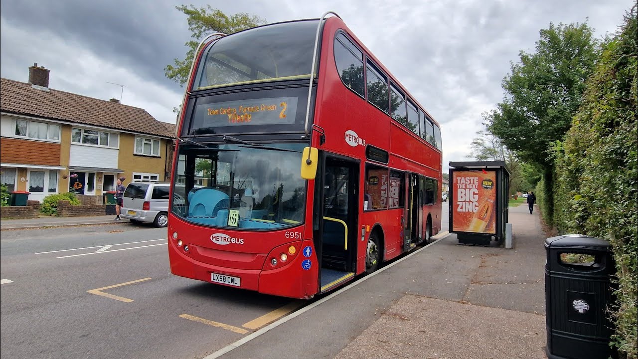 Journey on Metrobus Route 2: Ifield West - K2 Leisure Centre 6951 ...