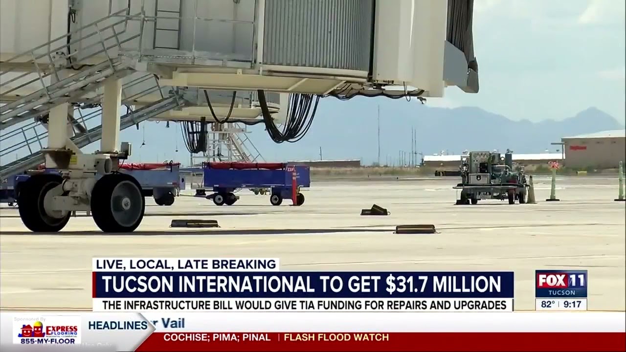 KMSB: Tucson Airport To Receive Funding For Upgrades From Sinema-Lead ...