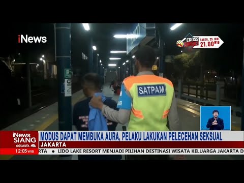 Modus Dapat Membuka Aura, Pelaku Pelecehan Seksual di KRL Ditangkap Polisi #iNewsSiang 23/06