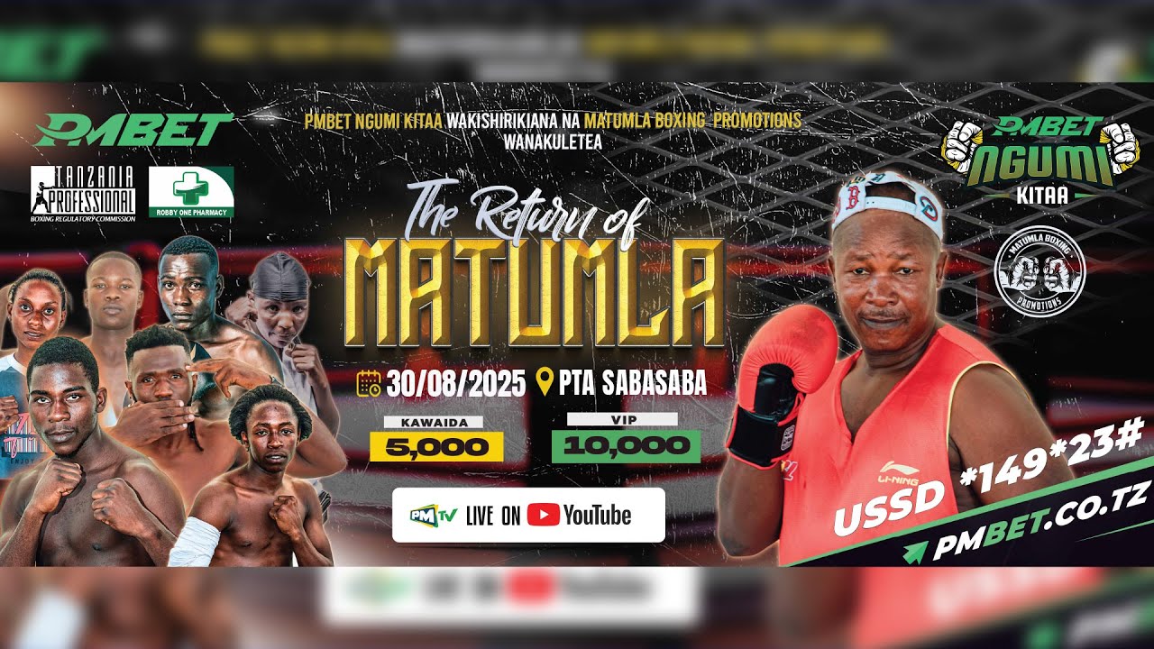 🔴 LIVE: PMBET NGUMI KITAA MABONDIA KUTOANA ROHO KINOMA NOMA /MATUMLA IS ...
