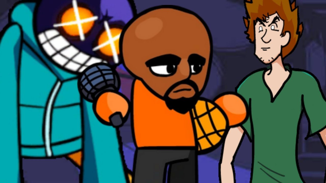 fnf! Whitty, Matt, shaggy, hard mode - YouTube