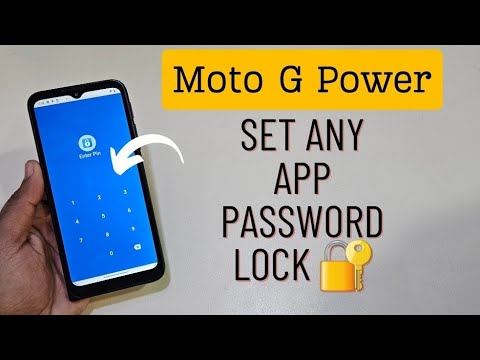 Moto G Power App Lock Enable | How Setup App Any App Locks Motorola G ...