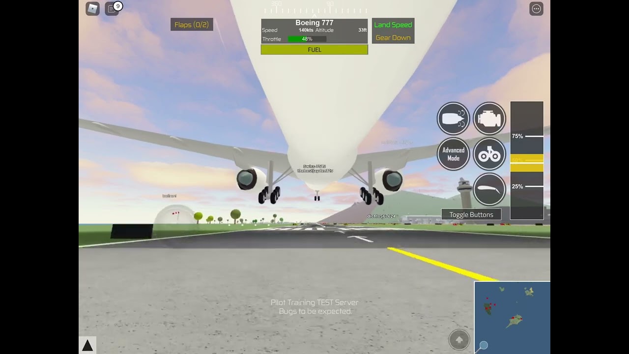 Boeing 777 PTFS Butter (MOBILE) #swiss001landing - YouTube