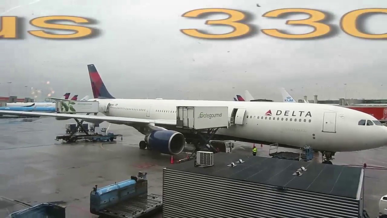 Delta Airlines - Amsterdam to Seattle - AMS to SEA - April 24 2018 ...