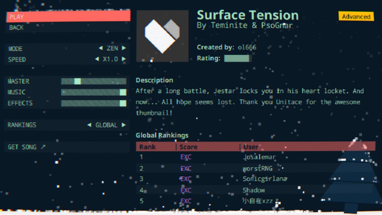 Project Arrhythmia - Black Heart Levels - Surface Tension - YouTube