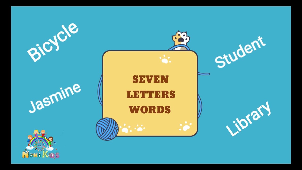 SEVEN |LETTERS |WORDS |#education #letters. - YouTube