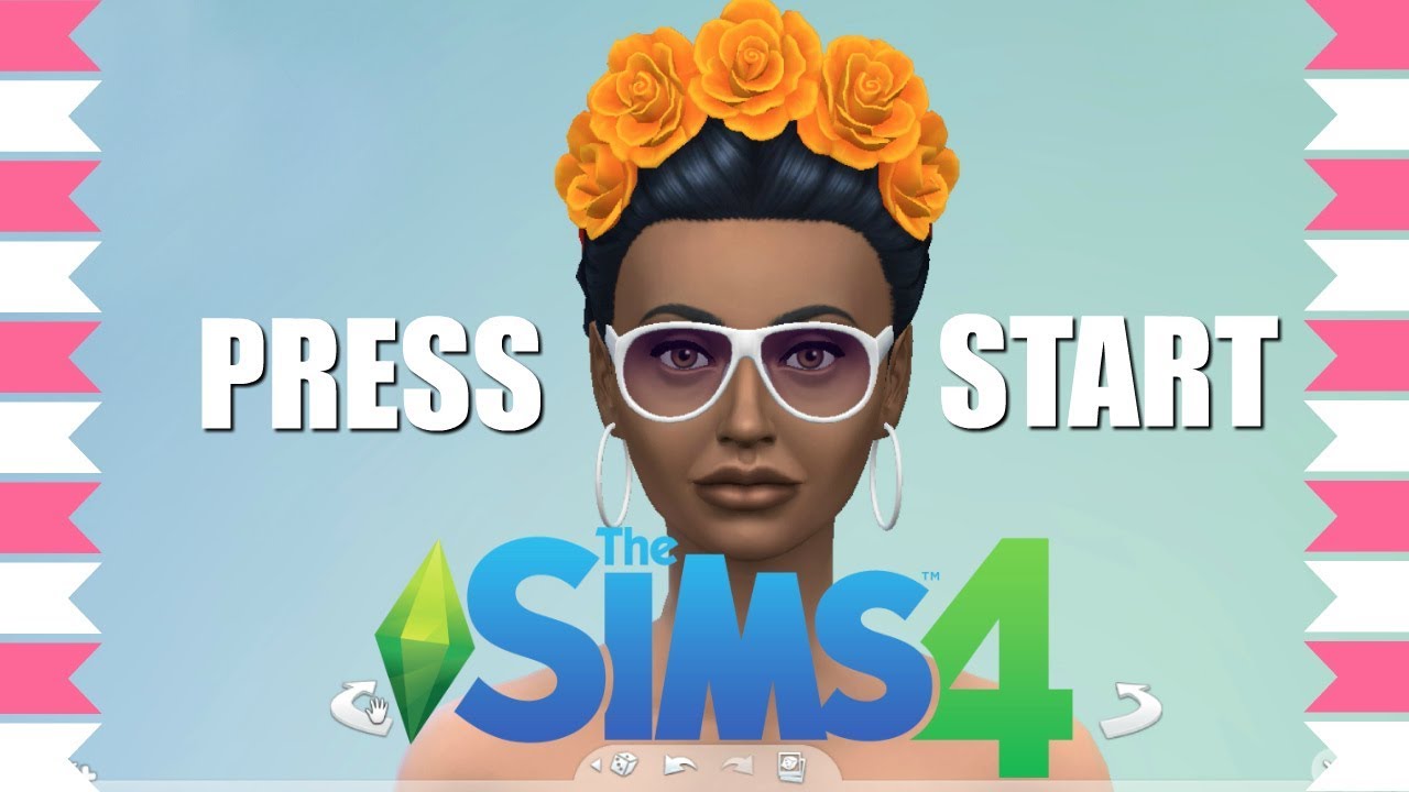 FIRST TIME PLAYING THE SIMS 4 🎮NO CC Create A Sim - YouTube
