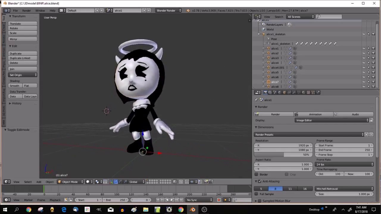 GMOD Alice Nightmare Run #BINR - YouTube