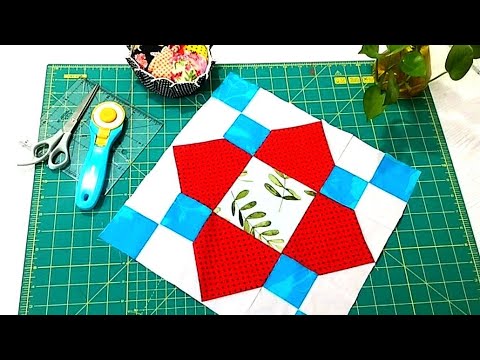🍁Very Easy Patchwork Ideas For Beginners🍁Beautiful block with fabric ...