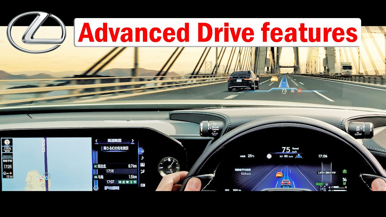 Lexus LS Advanced Drive function animated / Japan - YouTube