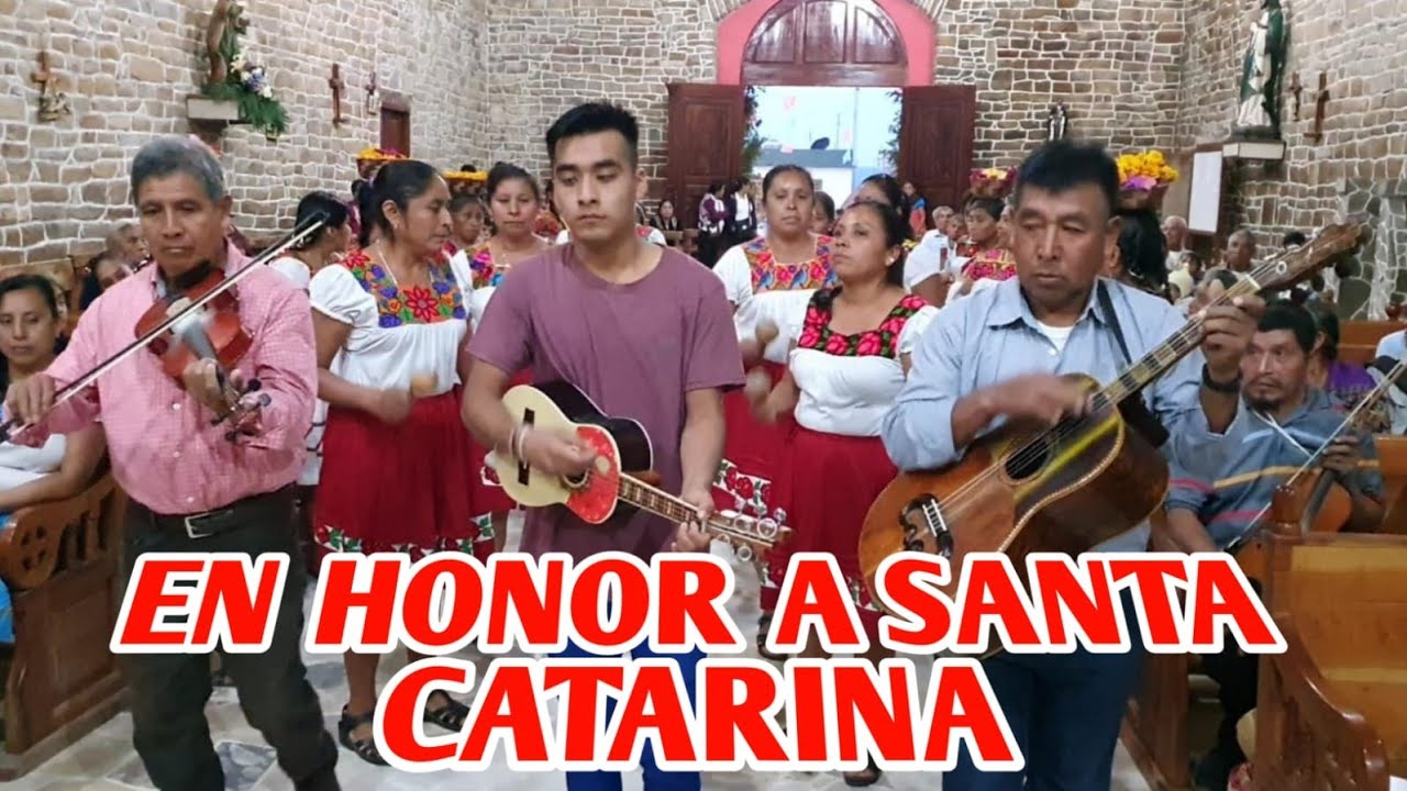[ EN HONOR A SANTA CATARINA BAILANDO LA DANZA DE LAS INDITAS ] - YouTube