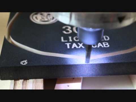 CNC Mogul: Taxi Cab Medallion - YouTube