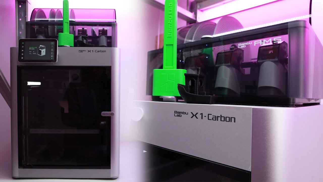 Unboxing and Setup The Bambu lab X1c as a total Noob in Printing - YouTube