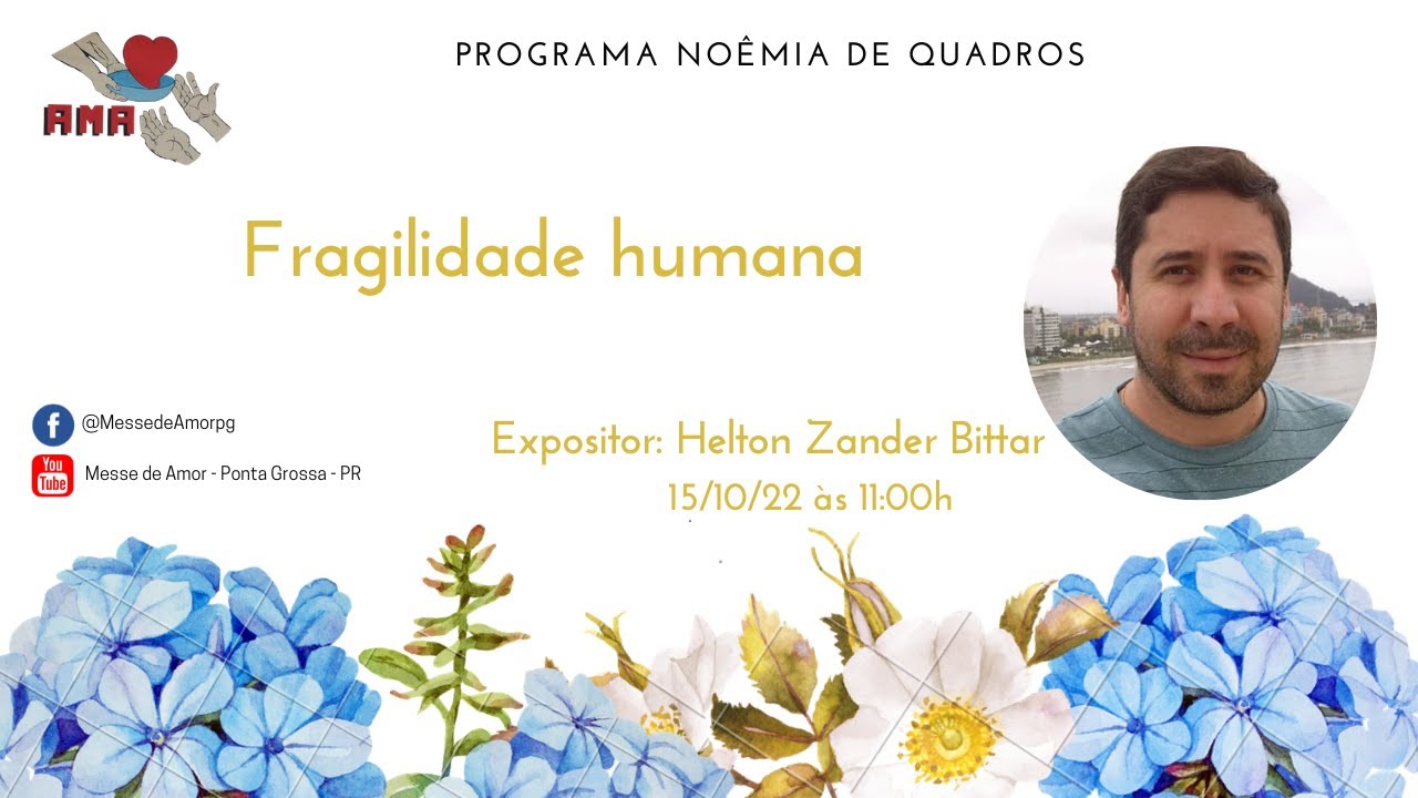 Palestra - Fragilidade humana - YouTube