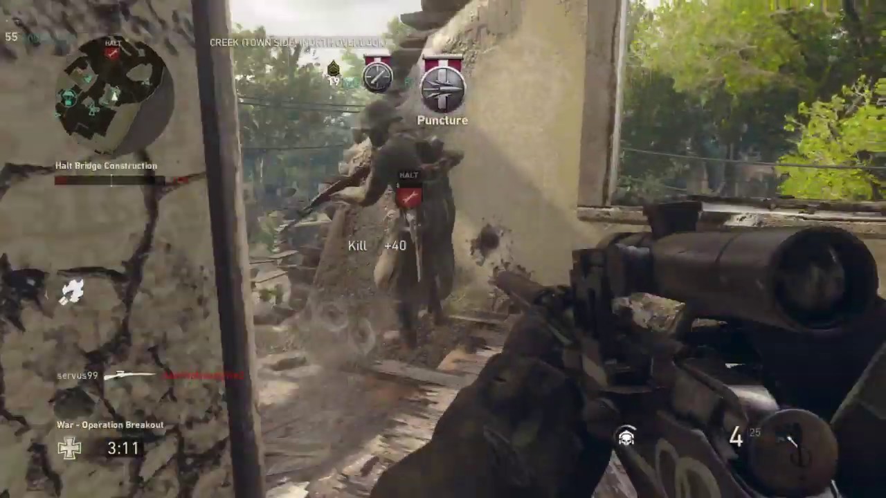 COD WW2 - "THEY'RE BUILDING A BRIDGE" - YouTube