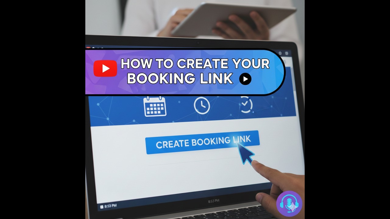 create a booking link - YouTube