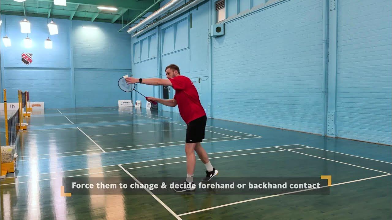 Badminton Doubles Backhand Short Serve - YouTube