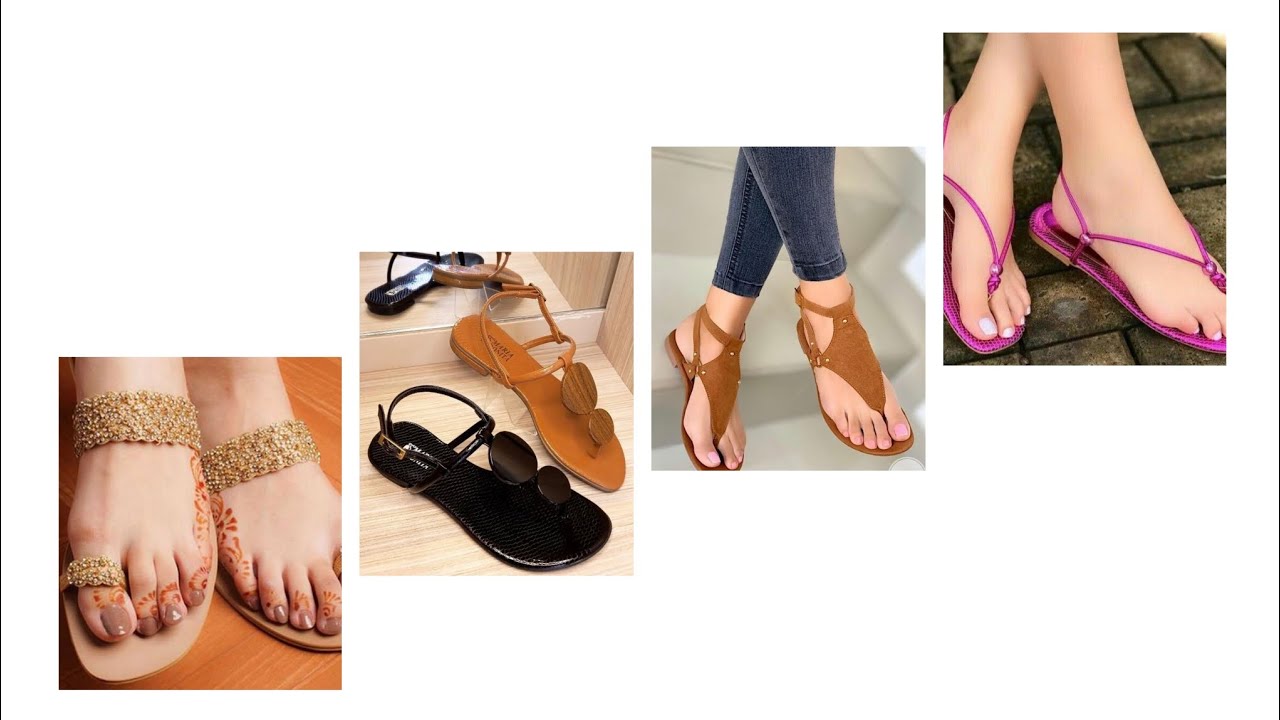 very beautiful stylish elegant simple sandles - YouTube