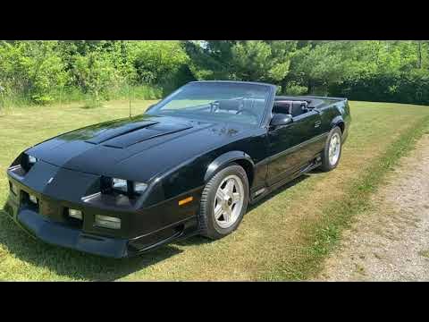 1992 Chevy Camaro Z28 Convertible For Sale - YouTube