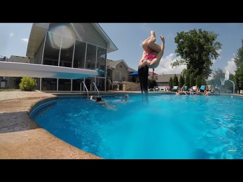 4th of july carnival & pool party!! - YouTube