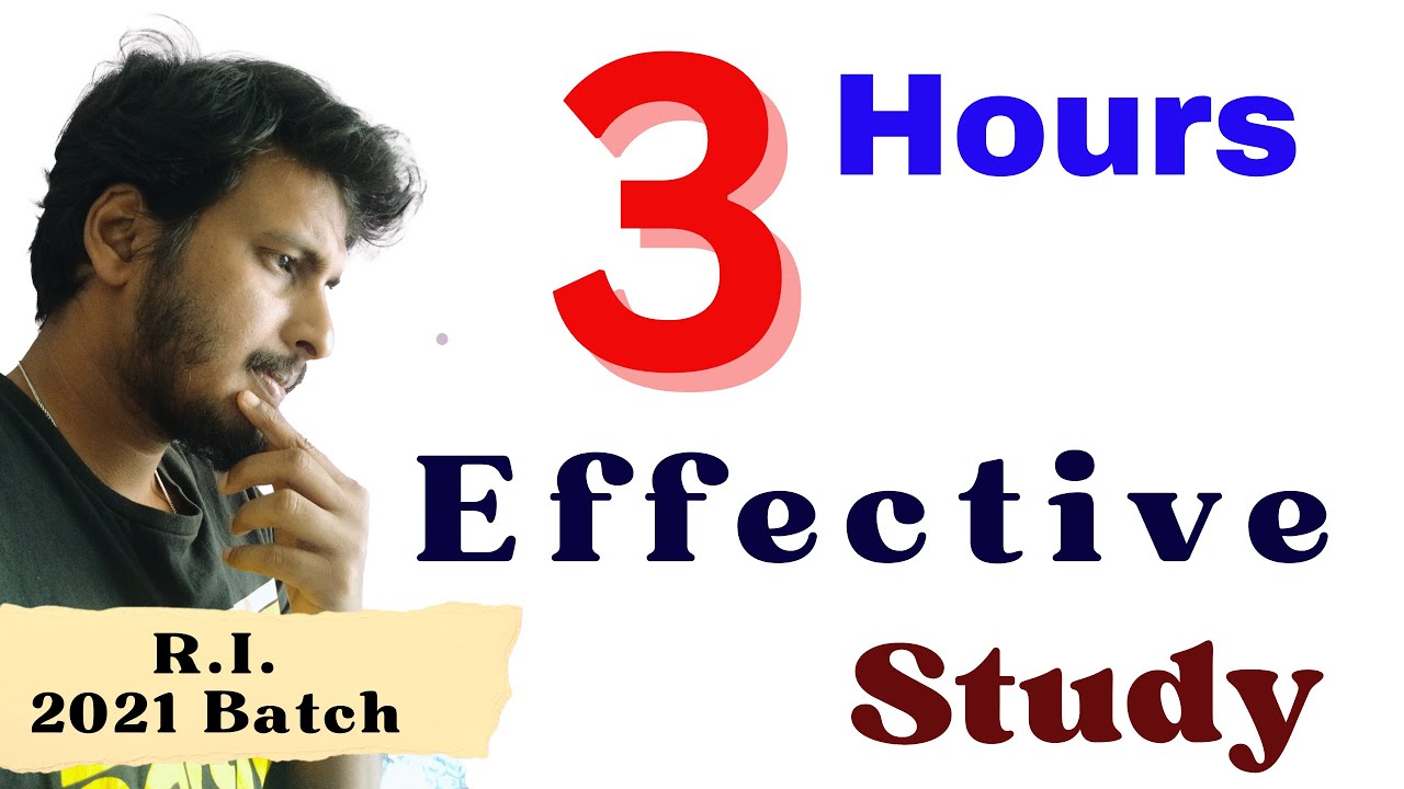 How to Study Effectively for 3 Hours | Study Tips & Strategies - YouTube