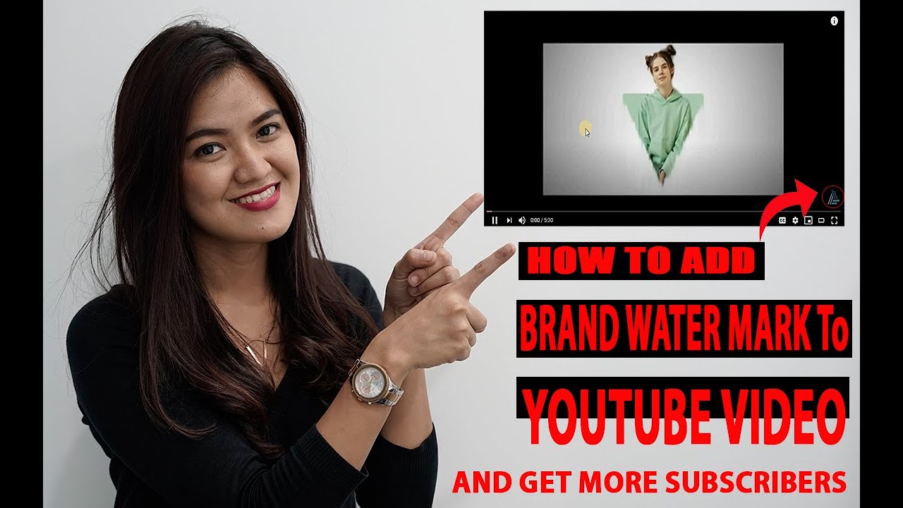 HOW TO ADD BRANDING WATER MARKS IN YOUR YOUR VIDEOS. - YouTube
