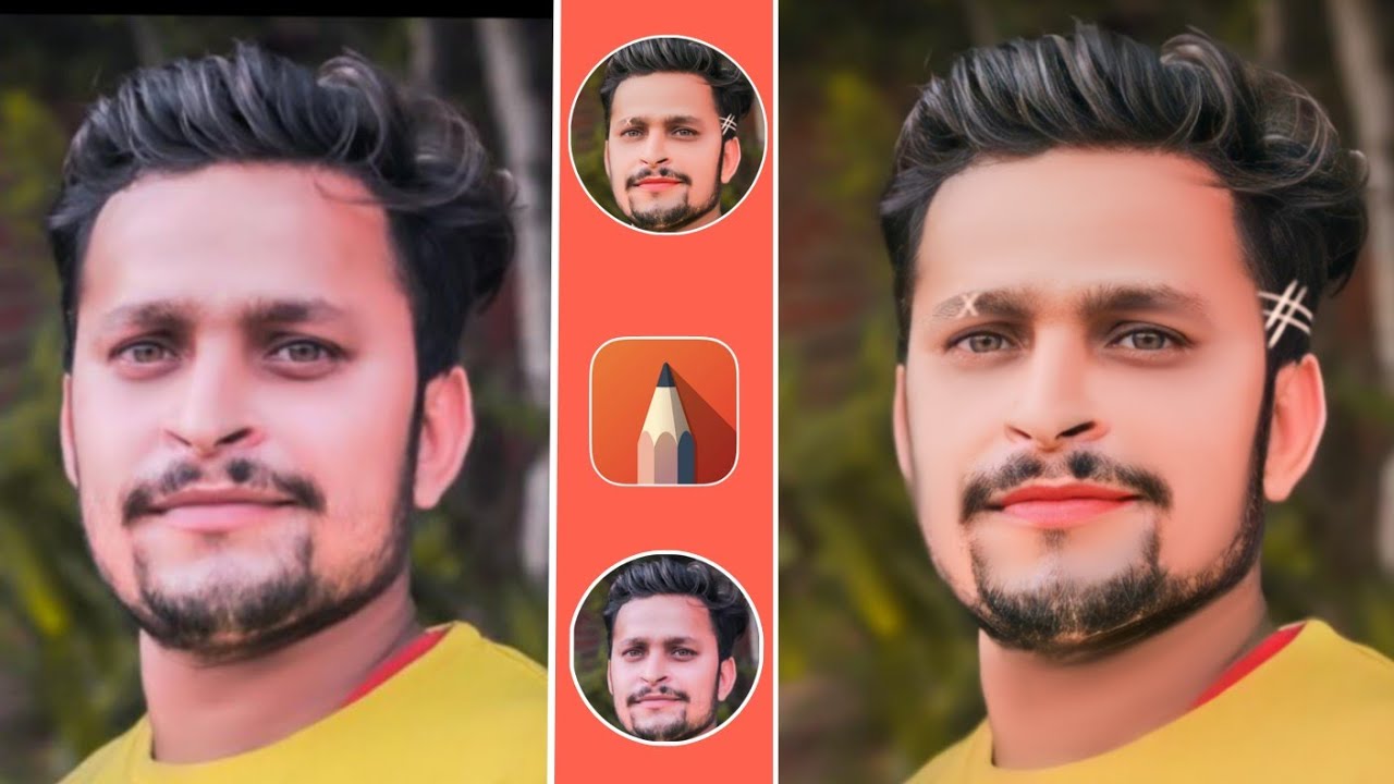 face smooth editing| hair cut style | autodesk sketchbook smooth ...