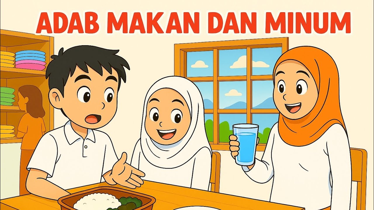 Video Animasi "ADAB MAKAN DAN MINUM" - YouTube