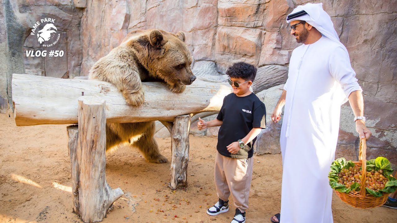 ERALI BOYKOBILOV Meets a Lion! 🦁 Exotic Fun Adventures in Dubai! #erali ...