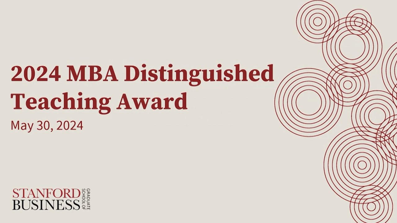 Distinguished Teaching Award