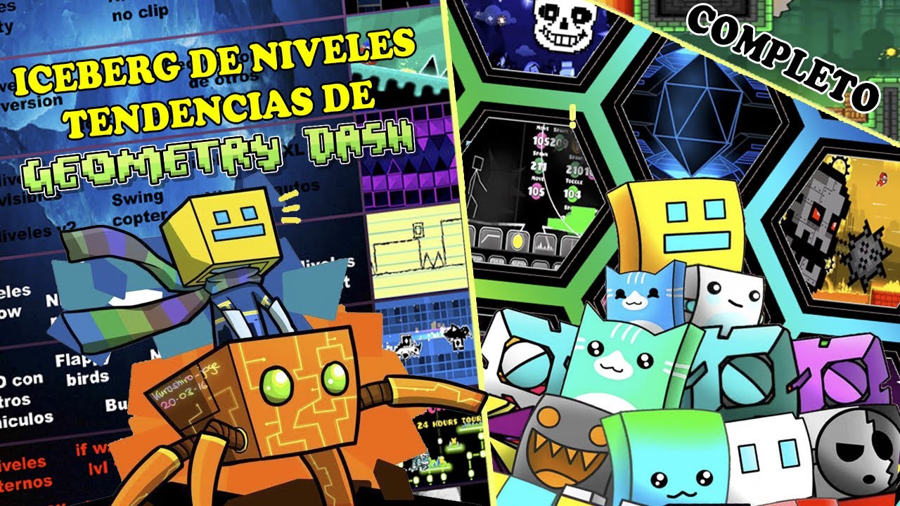 Iceberg de NIVELES TENDENCIAS de Geometry Dash || Gerson Gaming - YouTube