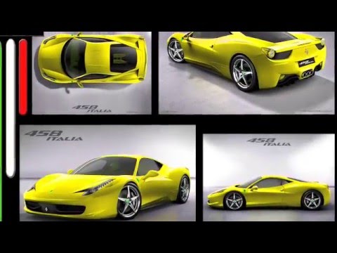 Ferrari f 458 Colors - YouTube