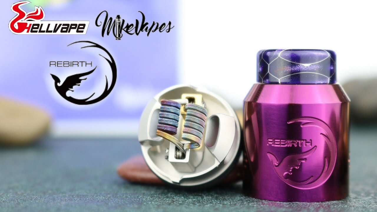 Rebirth RDA by Mike Vapes & HellVape Review w/ Build & Wick Tutorial ...