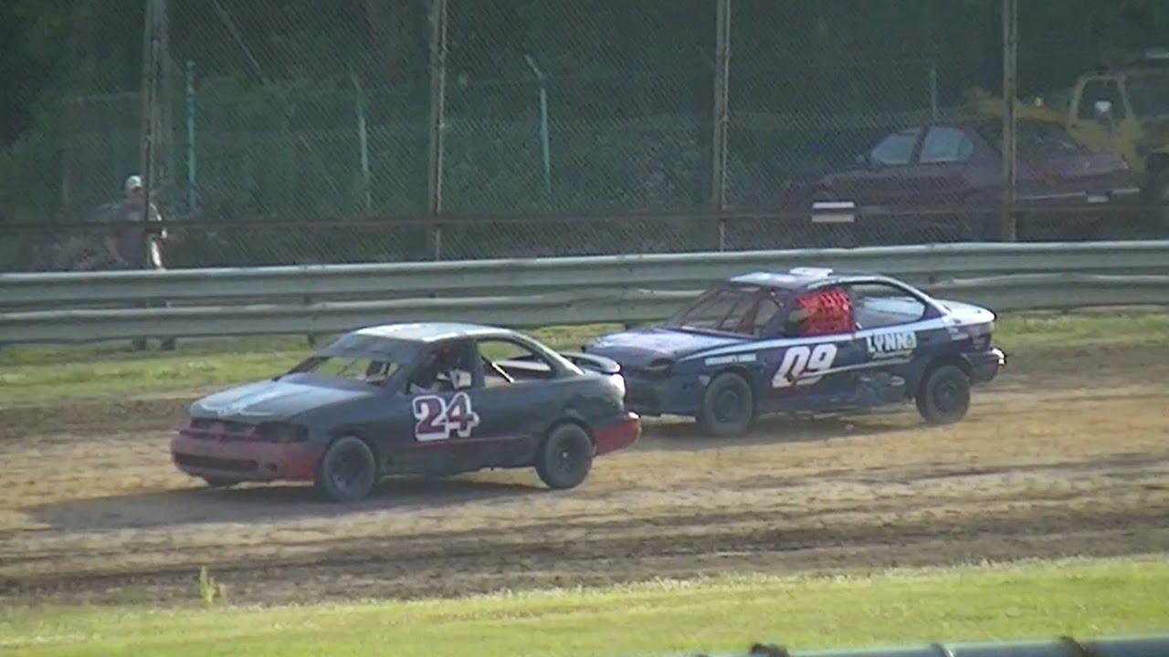 Mini Stock Feature | Mercer Raceway Park | 6-18-16 - YouTube