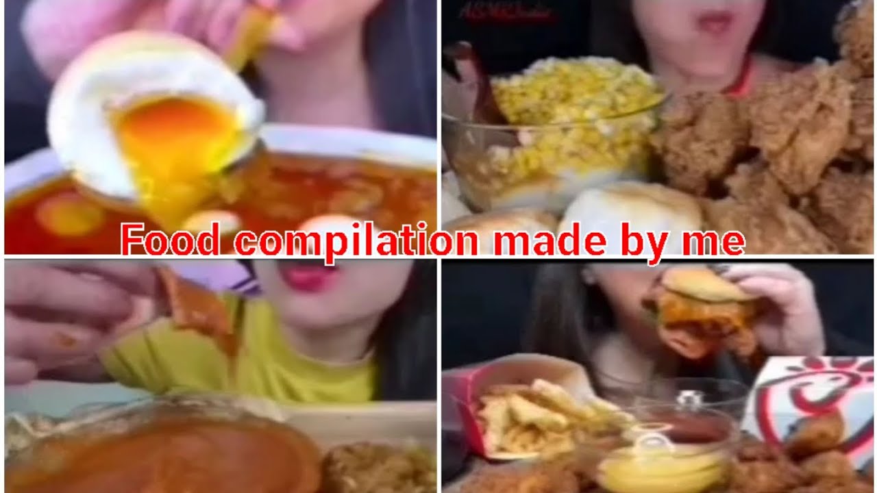 MUKBANGERS EATING ALL KINDS OF DELICIOUS FOOD 😋 😍 👌 - YouTube
