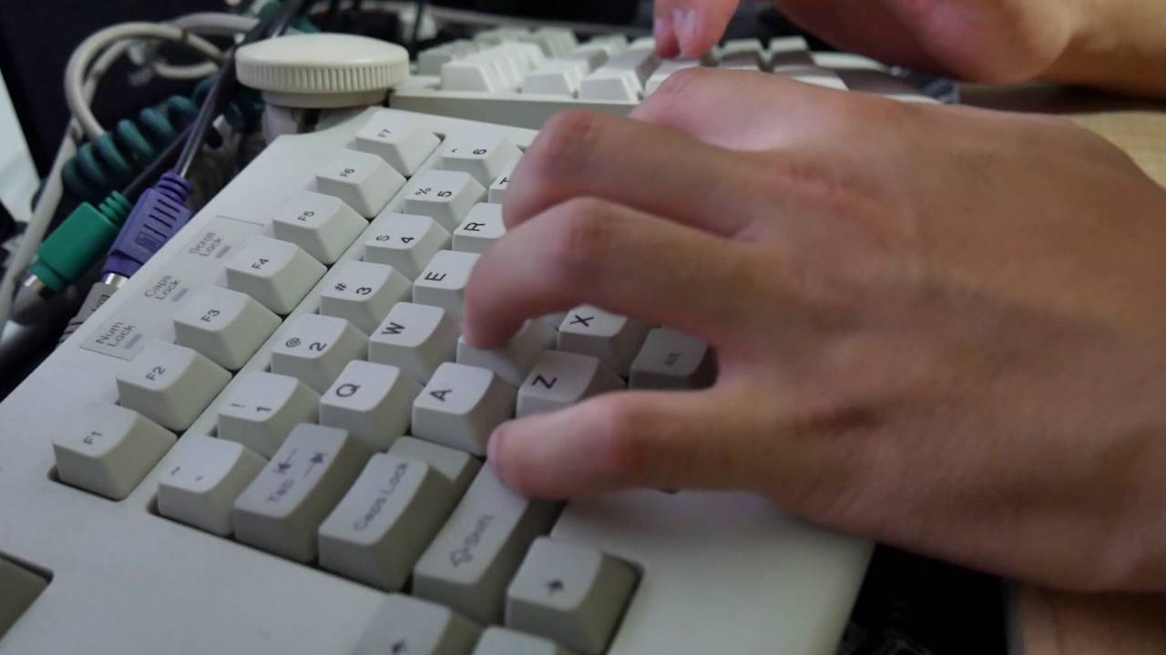 IBM Model M15 Typing Sounds - YouTube