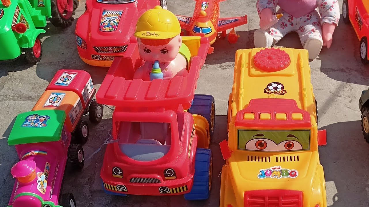 gadi wala cartoon | toy helicopter ka video | toy bala video | JCB ...