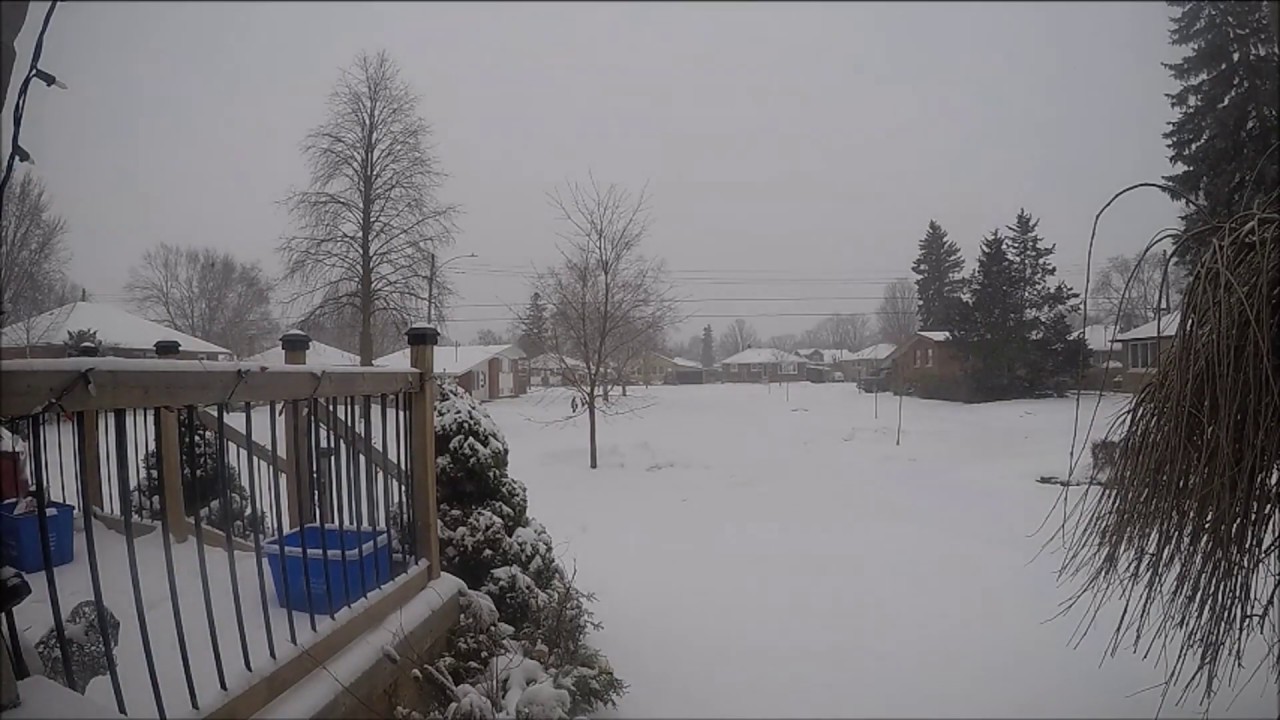 Snow Storm Jan 18, 2020 - YouTube