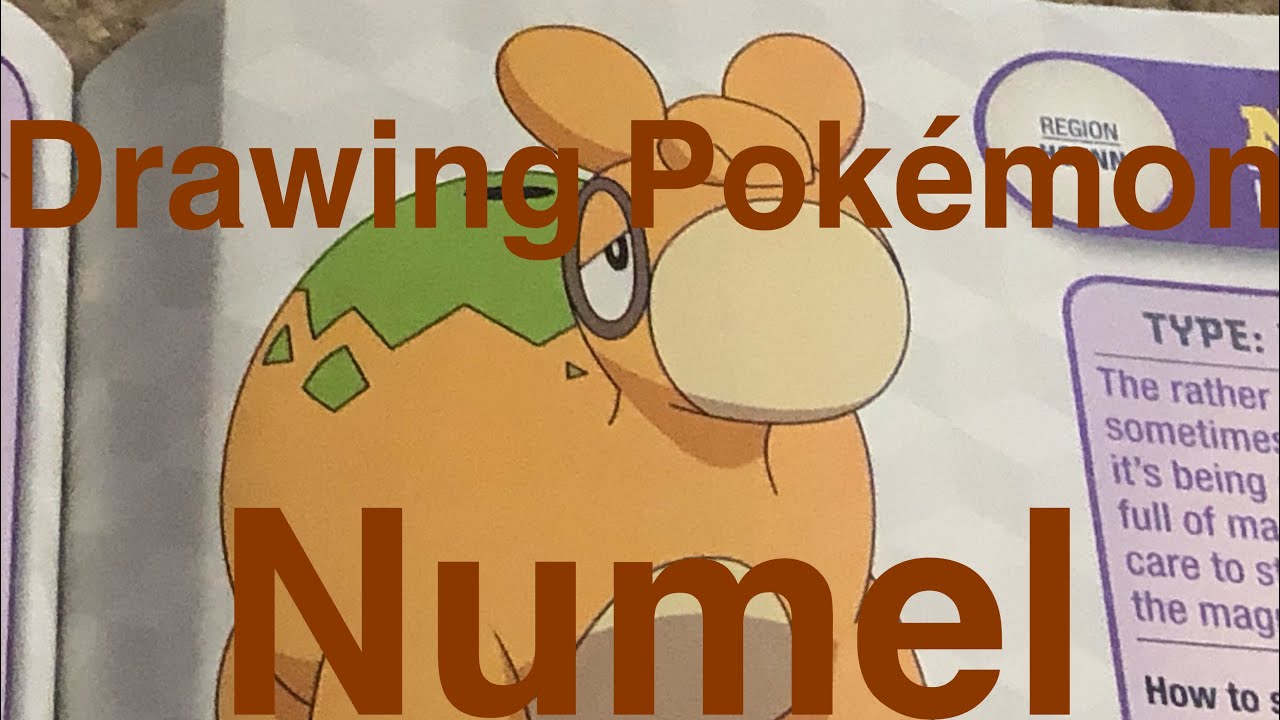 Drawing Pokémon #5 NUMEL - YouTube