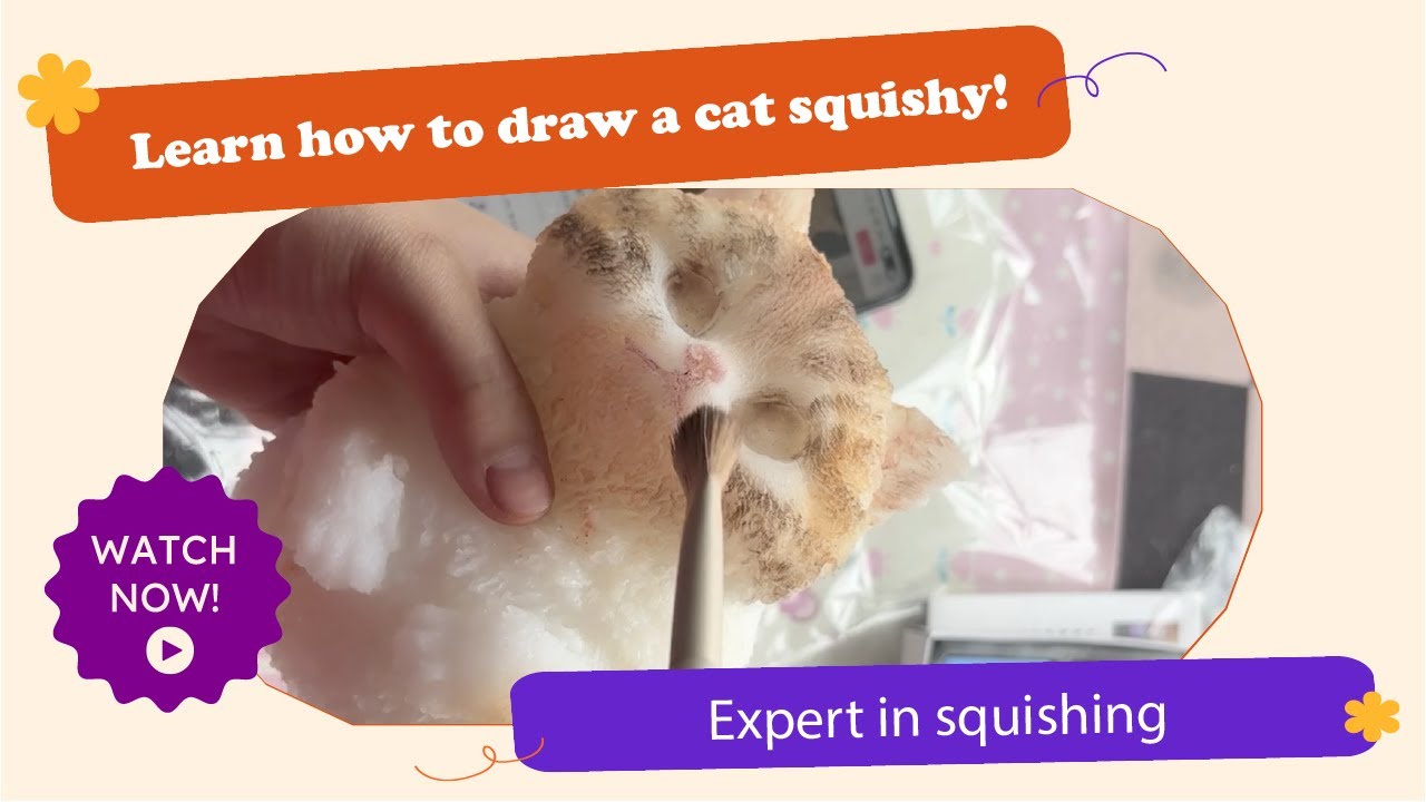 Learn how to draw a cat squishy! #squishy #diy #funny #diycrafts - YouTube