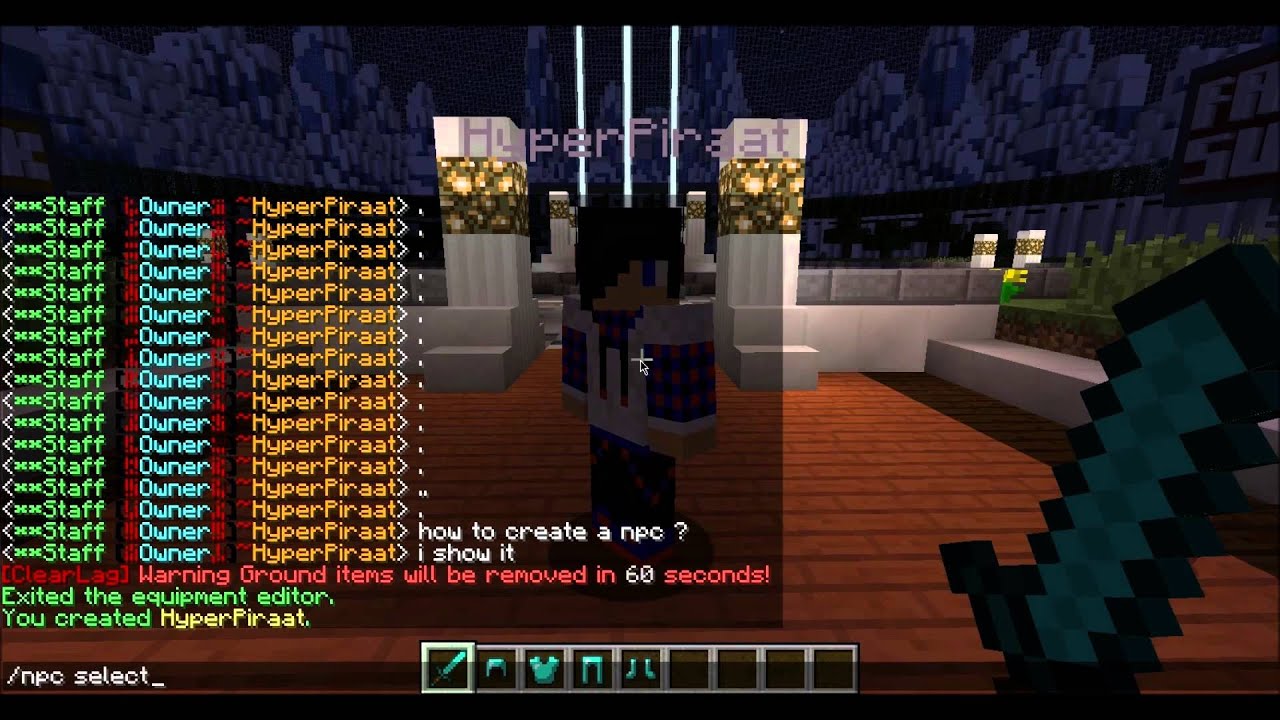 Minecraft Citizens plugin tutorial - YouTube