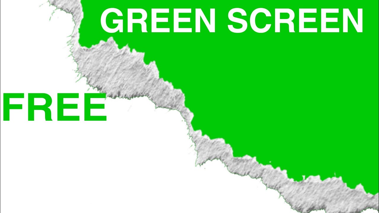 Torn Paper effect 01 | Free Green Screen | #greenscreen - YouTube
