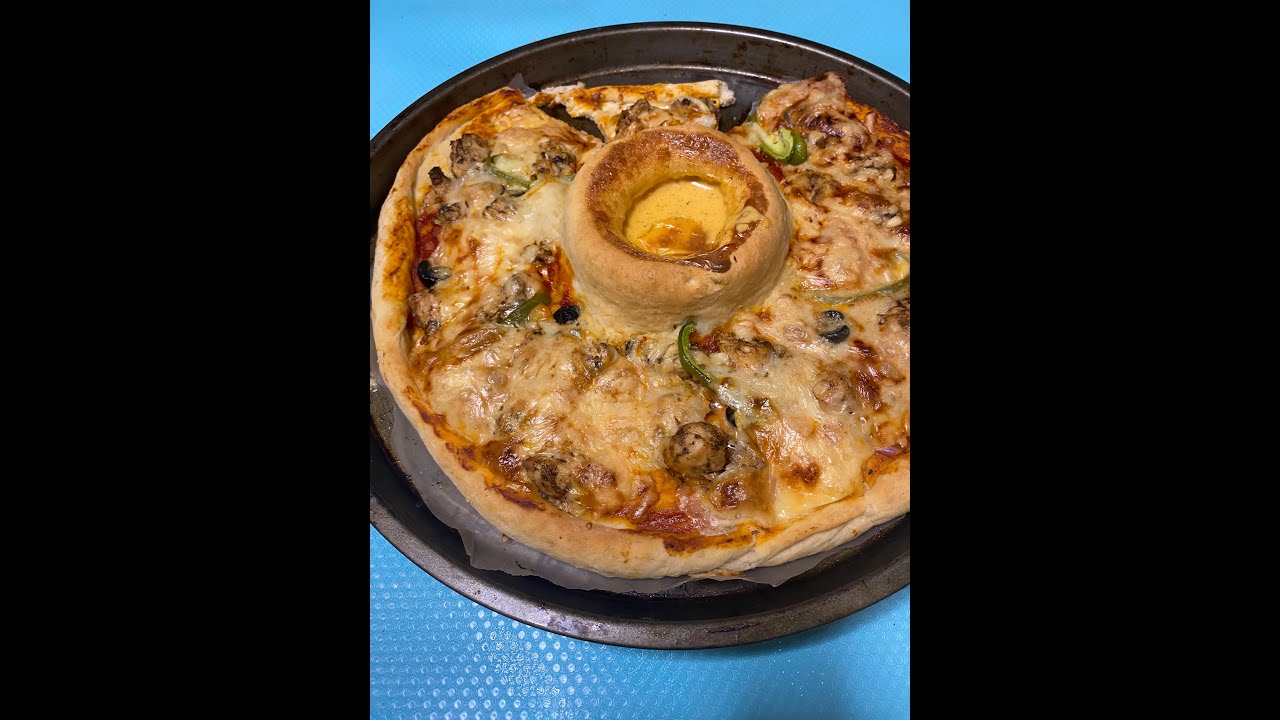 How to make Chicken Volcano Pizza at Home (Full Recipe) - YouTube