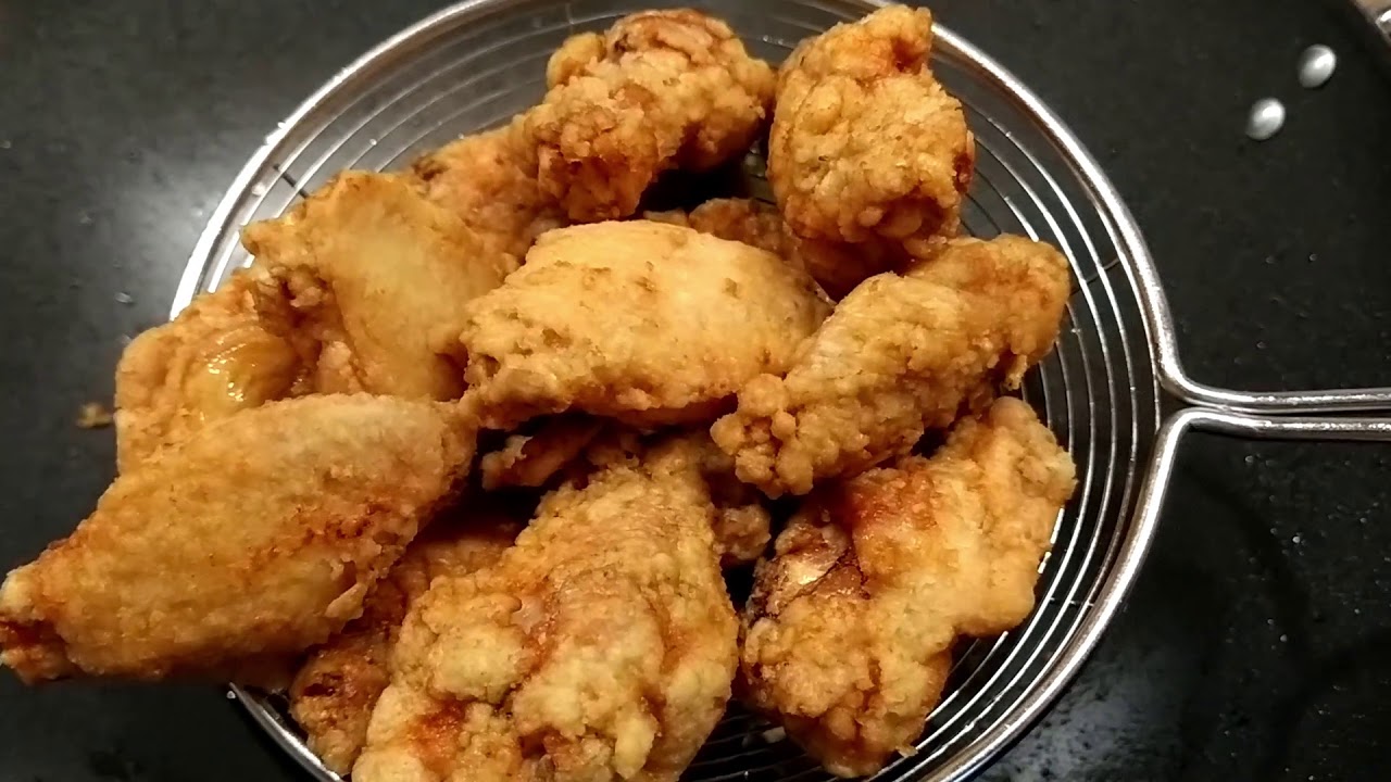 Alitas Fritas cryspis| Korean Style Crispy Chicken Wings - YouTube
