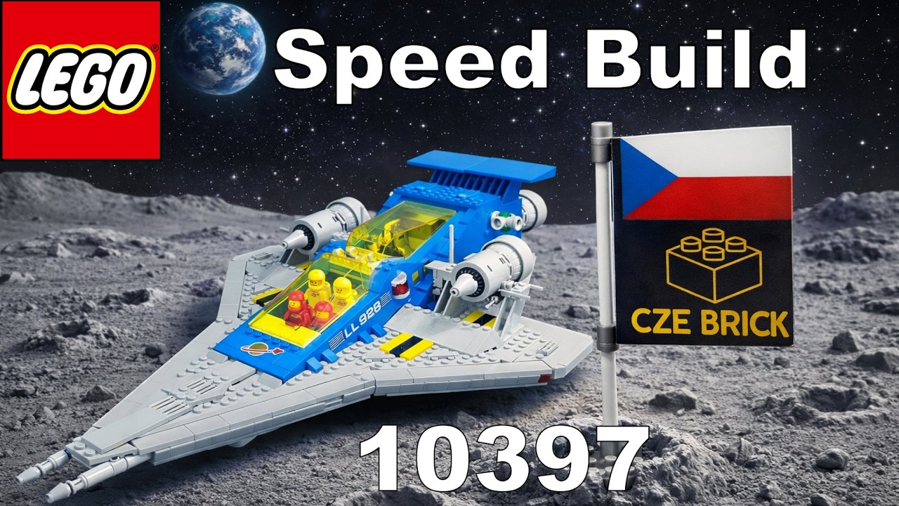 LEGO Classic Space 10497 Galaxy Explorer | Speed build | 4K - YouTube