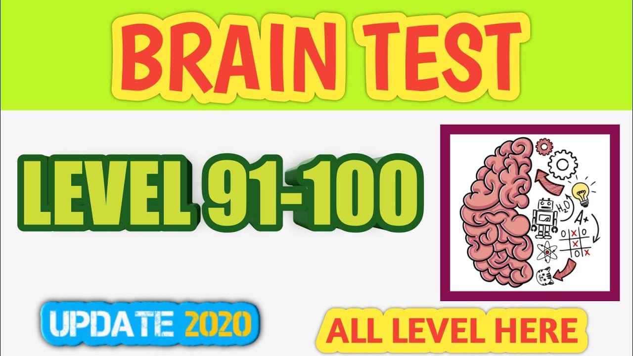 BRAIN TEST LEVEL 91-100 UPDATED LEVEL WATCH AND PLAY - YouTube