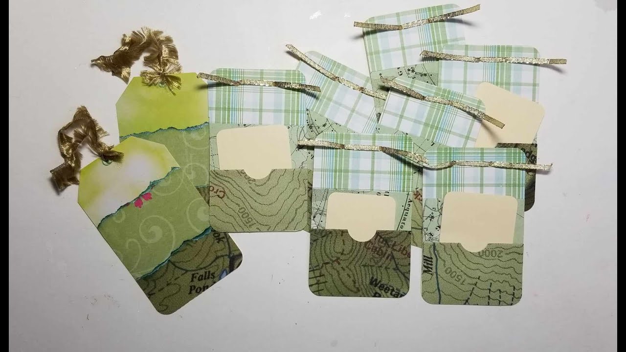 Easy Tags & Journal Cards With Pockets- What's On My Desk - YouTube