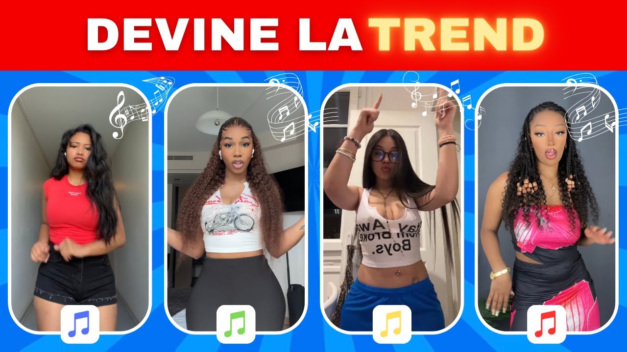 Devine la trend 🤔🕺💃🏽#21 (quiz trend tiktok) #viral #trending - YouTube