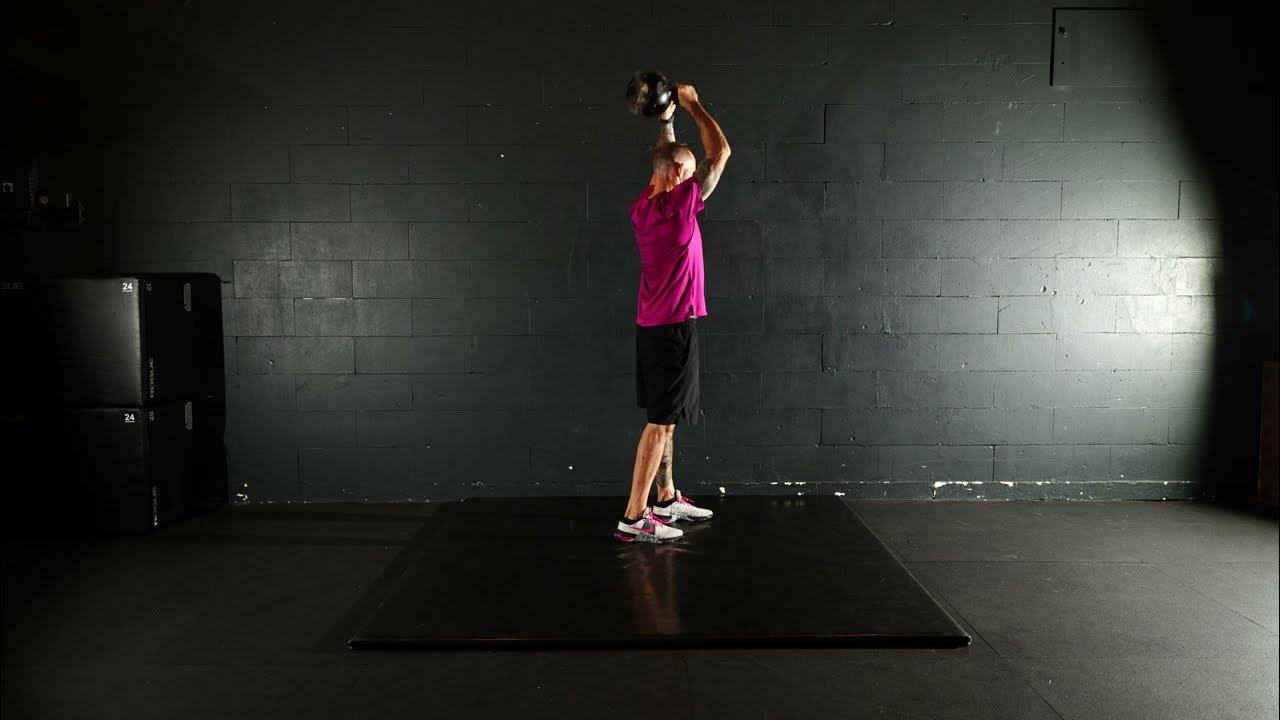 kettlebell tricep extension - YouTube